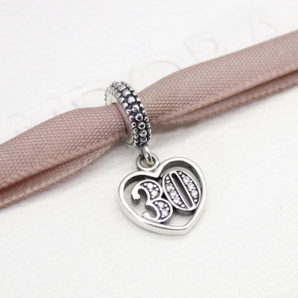 Pandora 30th Celebration Dangle Charm 30 Years Of Lov… - Gem